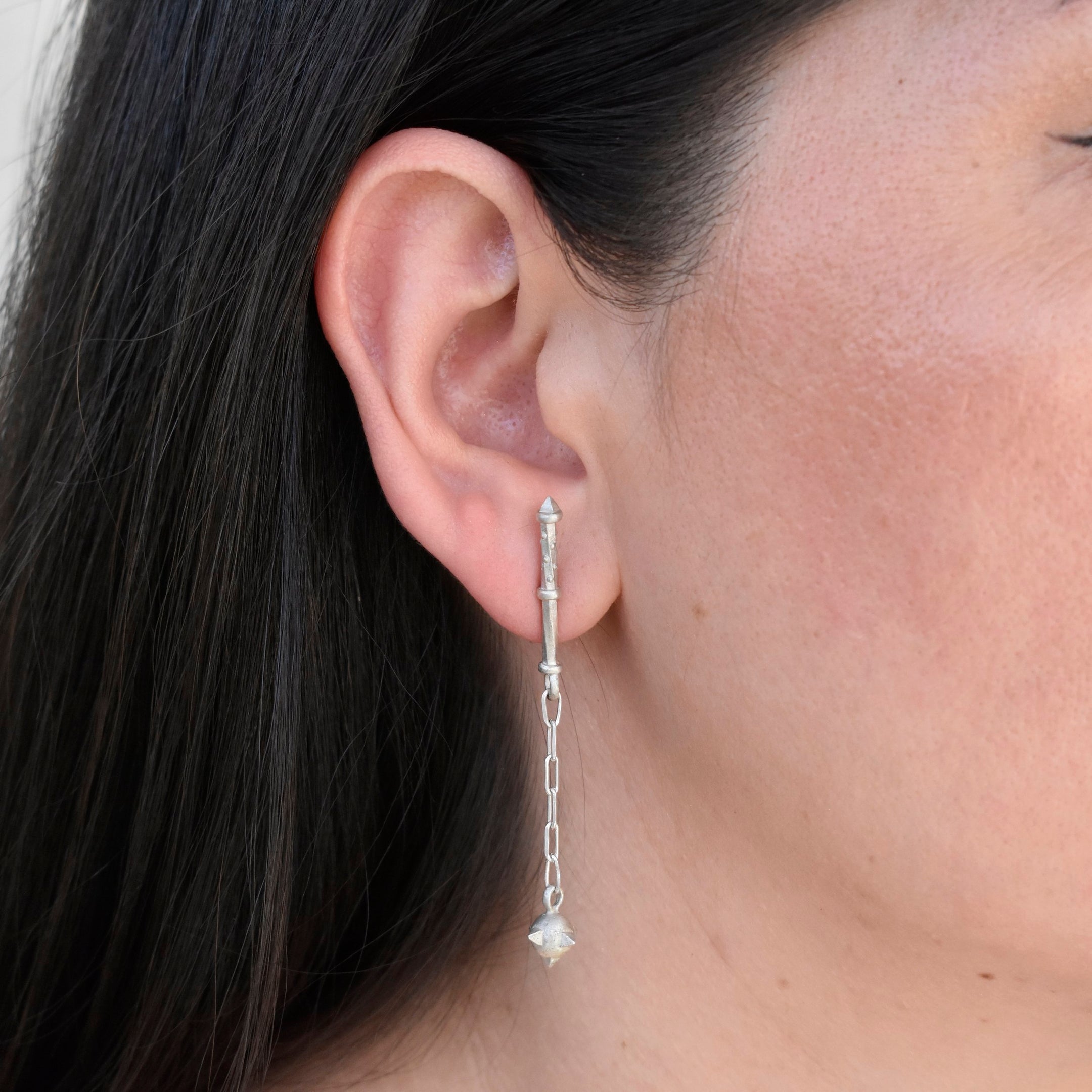 Chain Morningstar Earrings – Morgaine Faye