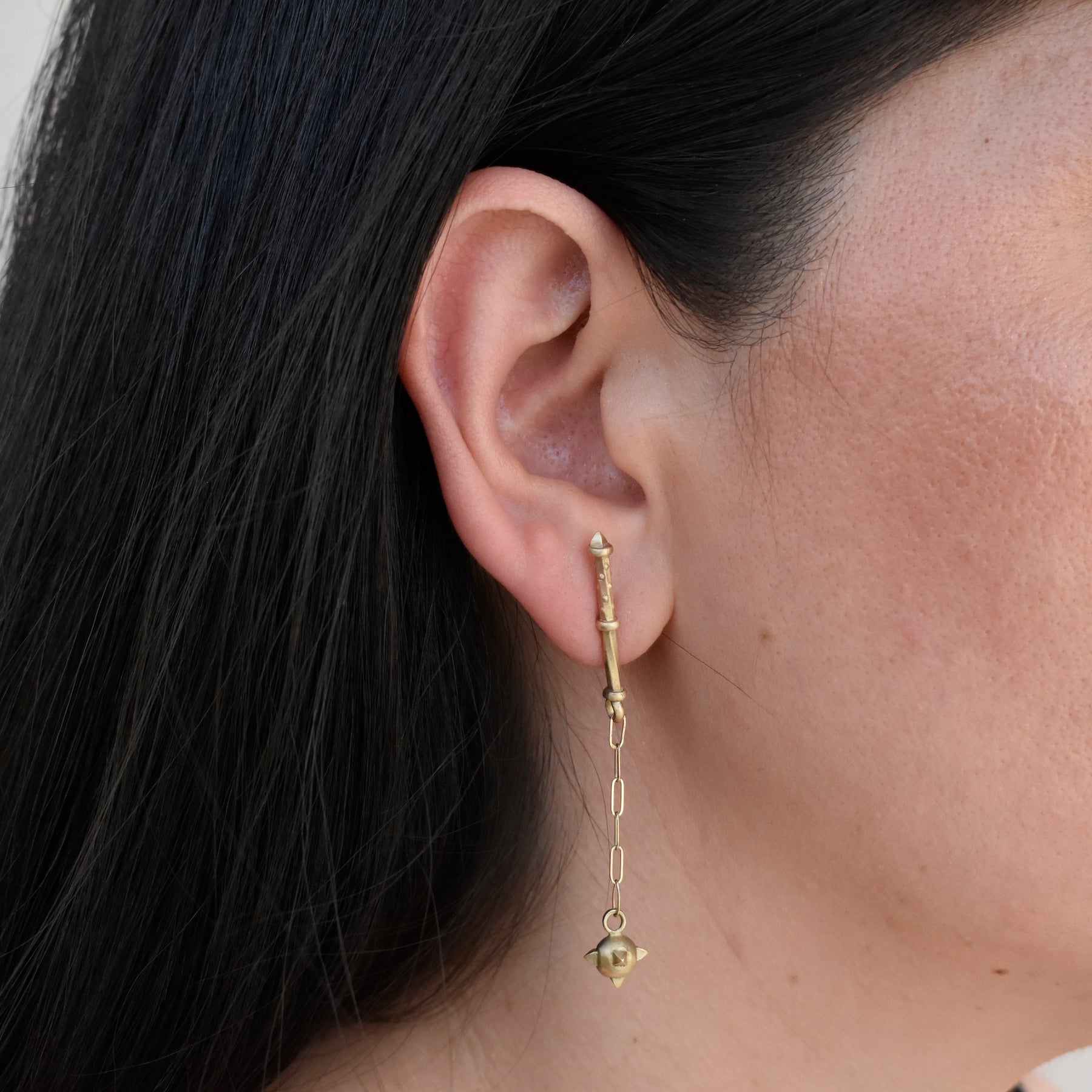 Chain Morningstar Earrings – Morgaine Faye